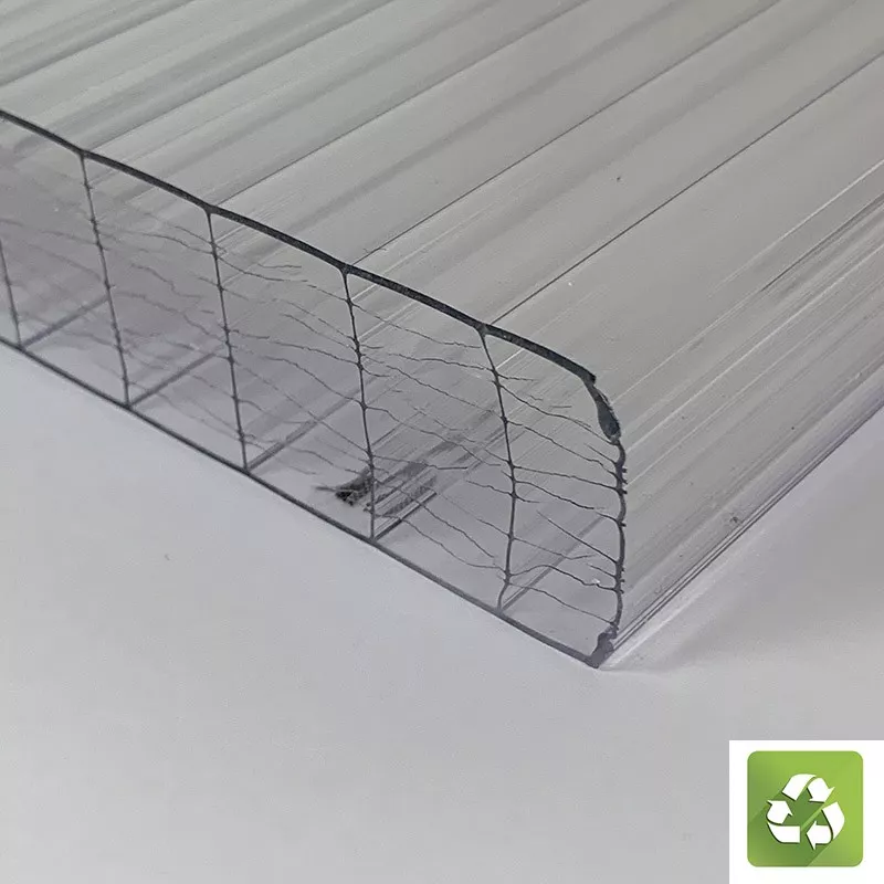 PoliCarb® 32 mm I Polycarbonate Alvéolaire Reflecto, Incolore et Opal