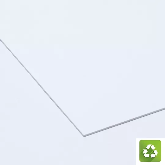 Plaque PVC rigide Blanc satiné | Pour professionnels | SUNCLEAR