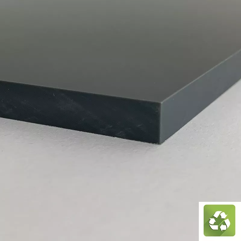 Plaque PVC rigide gris 7011 | SUNCLEAR