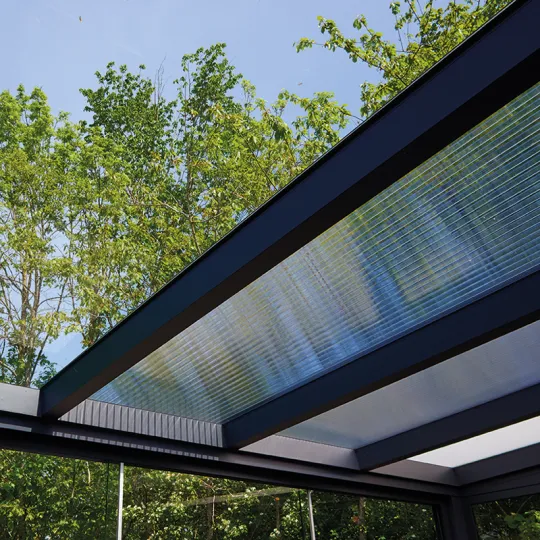 PoliCarb® 32 mm I Polycarbonate Alvéolaire Reflecto, Incolore et Opal